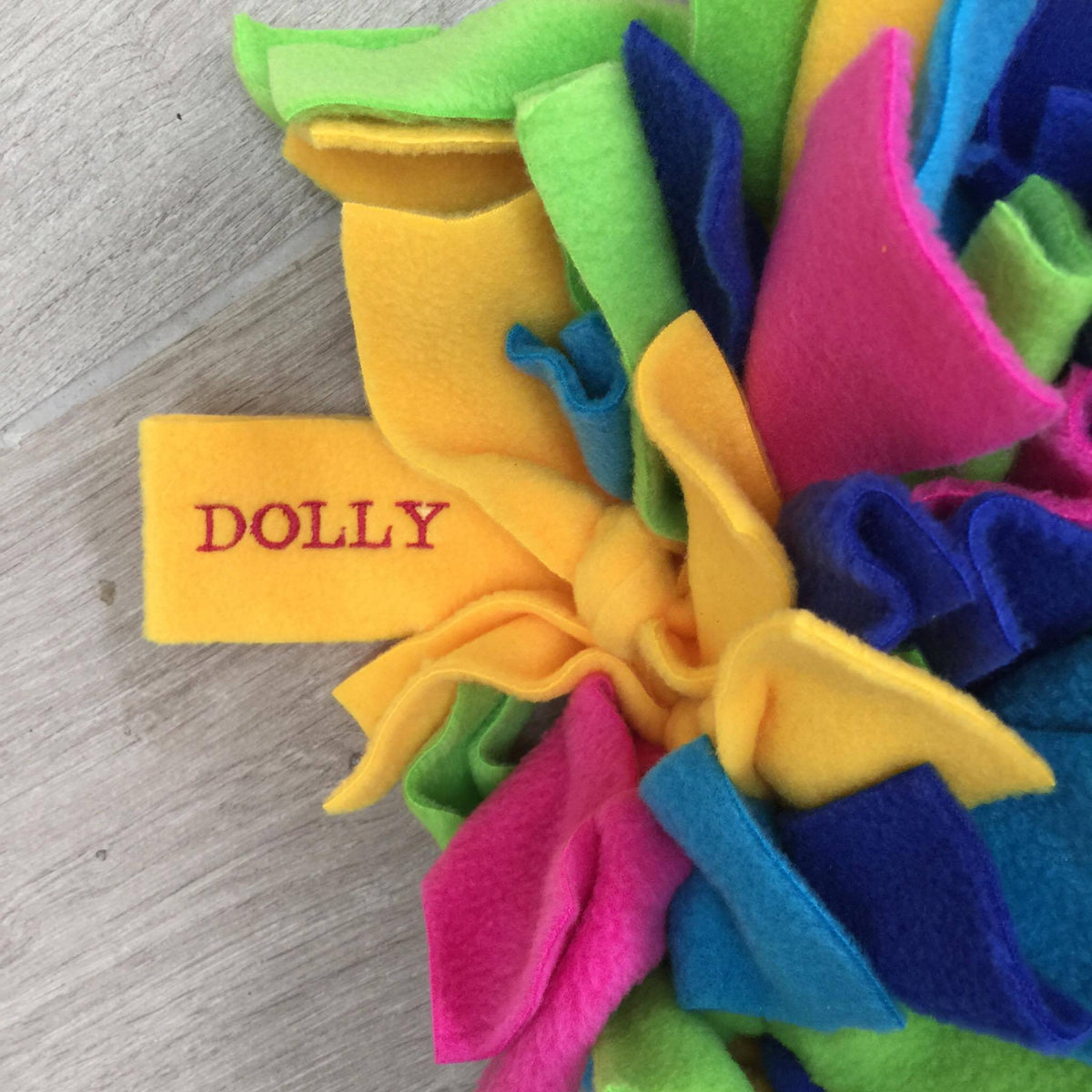 Personalisation for Ruffle Snuffle ( PRODUCT NOT INCLUDED)